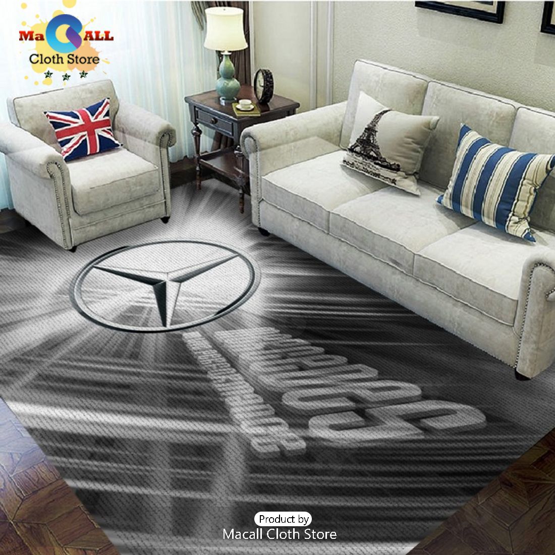 Scuderia Ferrari Luxury Logo Design Rectangular Rug Limited Edition ...