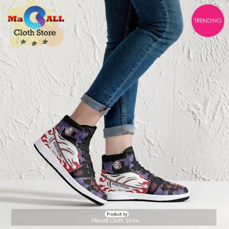 Kokushibo Demon Slayer JD1 High Top Shoes - Macall Cloth Store ...