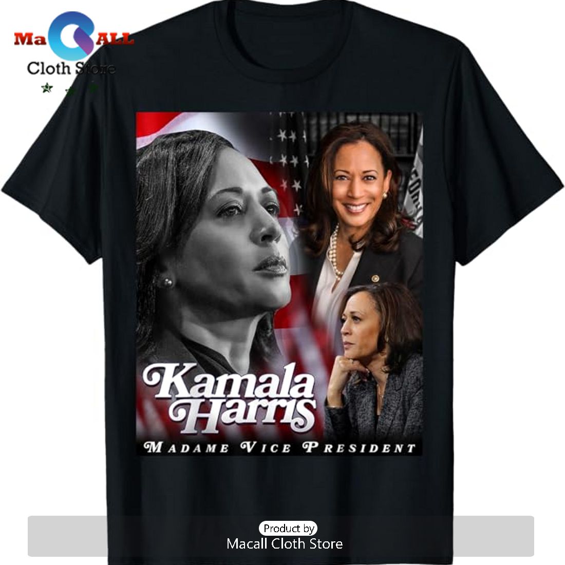 Kamala Harris Madame Vice President Graphic Tee - Macall Cloth Store ... Kamala Harris Madame Vice President Graphic Tee - Macall Cloth Store ...